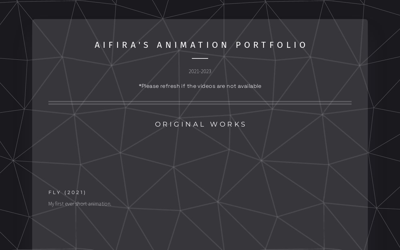Aifira's Animation Portfolio